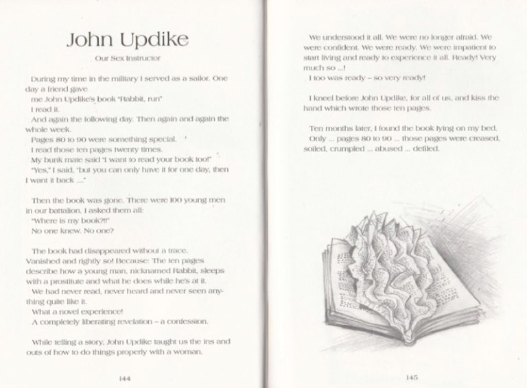Updike recalled in well-known painter-writer’s short story collection ...